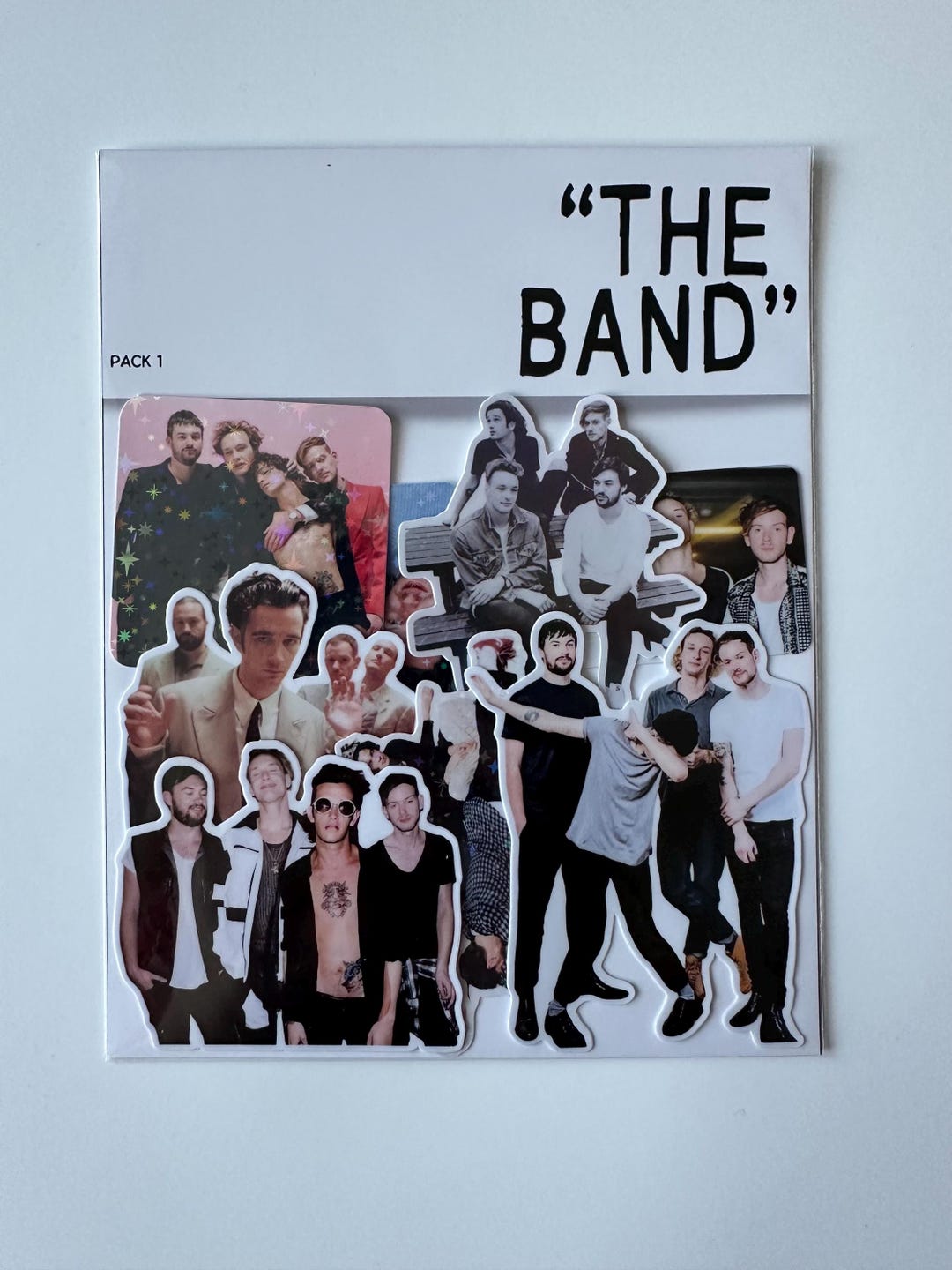 The 1975-inspired Pack 1 – 8 Fan Art Vinyl Stickers, Matty Healy, Band ...