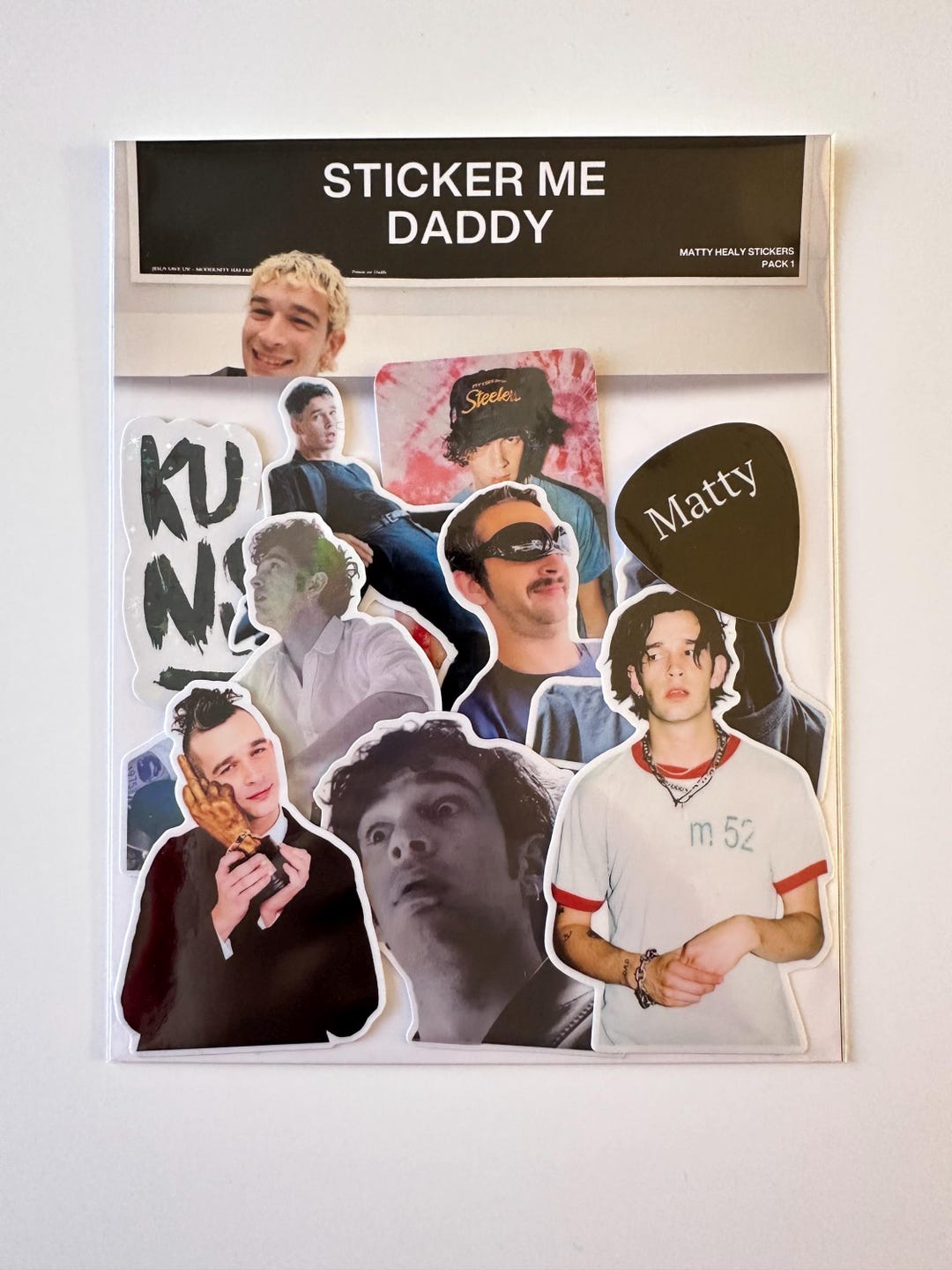 The 1975 Matty Healy Sticker Pack 1 – Band Merch, Fan Art, Album ...