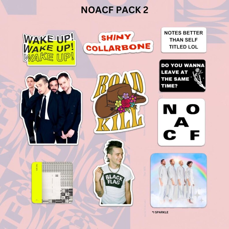 The 1975-inspired Notes on a Conditional Form Sticker Pack 2 – 10 Fan ...