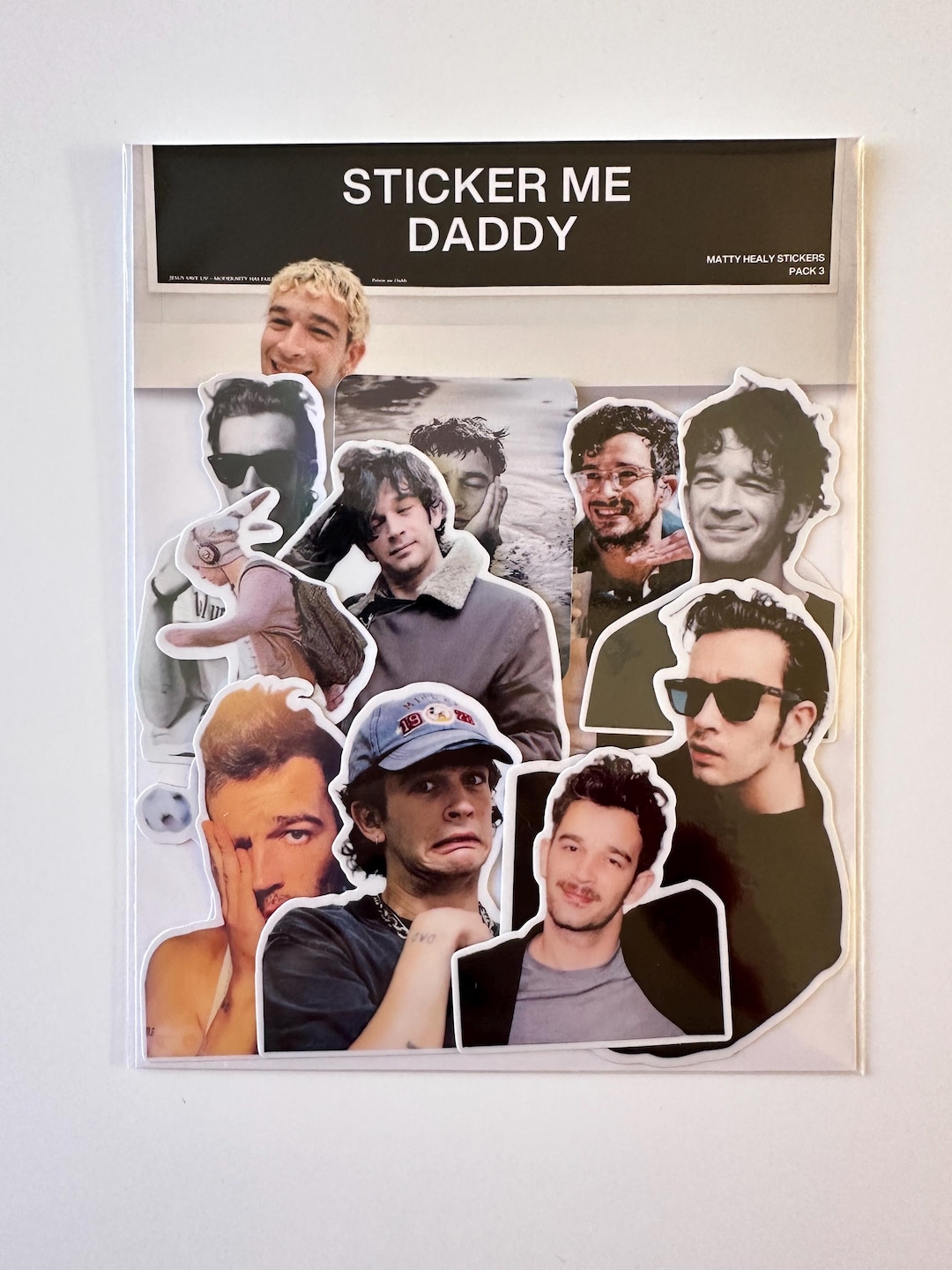 The 1975 Matty Healy Sticker Pack 3 – Band Merch, Fan Art, Album ...
