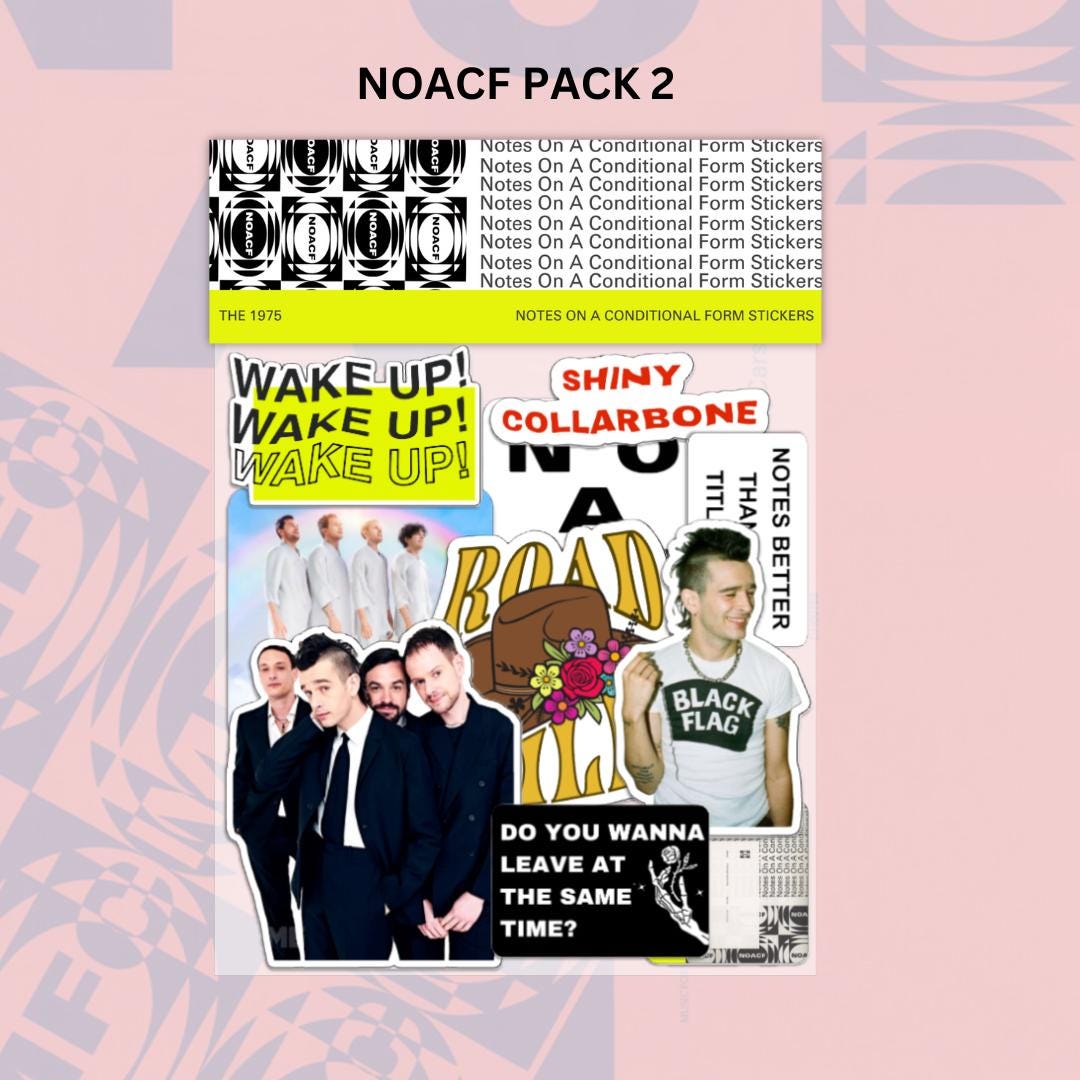The 1975-inspired Notes on a Conditional Form Sticker Pack 2 10 Fan Art ...