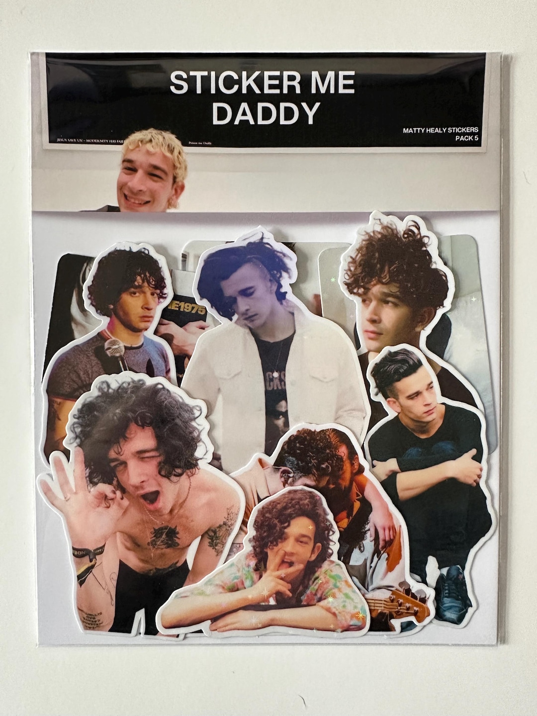 The 1975 Matty Healy Sticker Pack 5 – Band Merch, Fan Art, Album ...