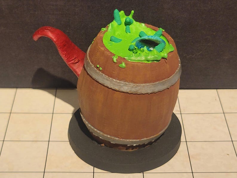Barrel Mimic Tabletop Statuette - Etsy