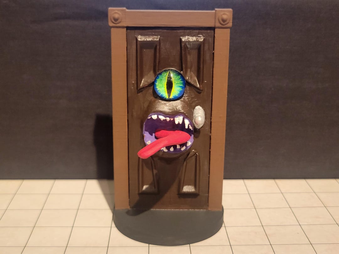 Mimic Door Tabletop Statuette - Etsy