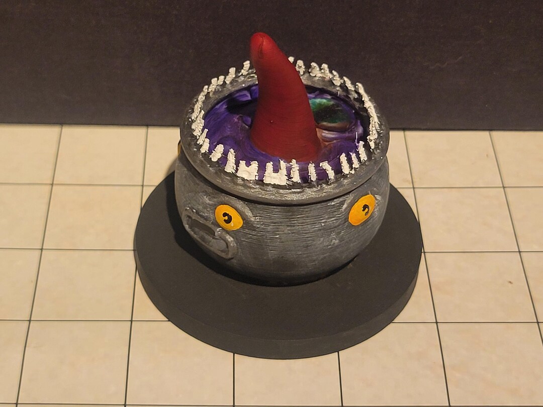 Cauldron Mimic Tabletop Statuette - Etsy