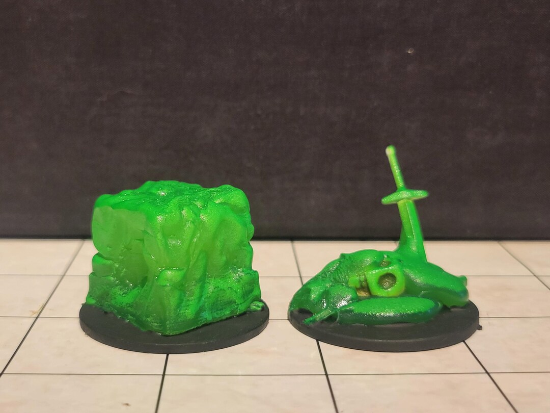 28mm Handcrafted Gelatinous Cube 2pk - Etsy