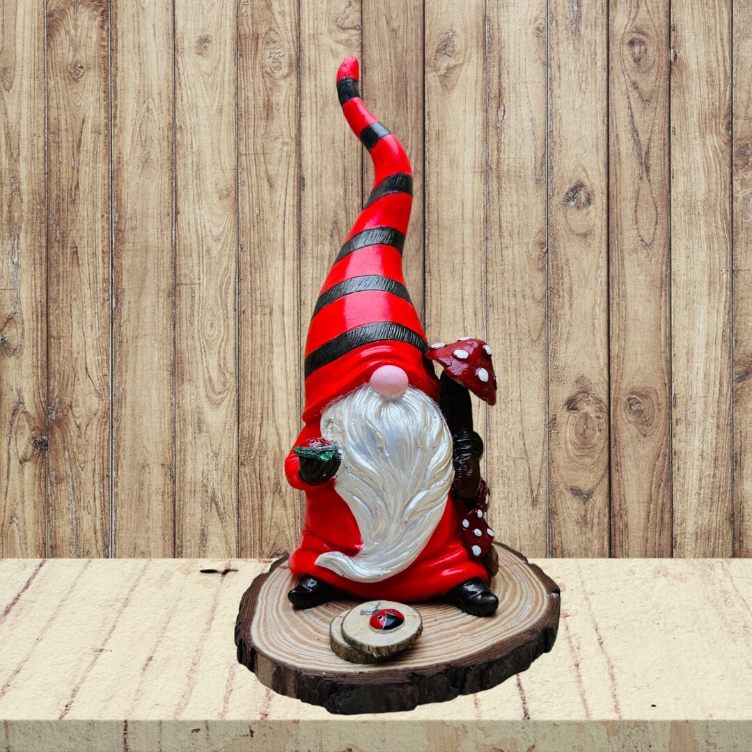 Ladybird Gonk / Gnome Table Display Decoration Whimsical Unique - Etsy