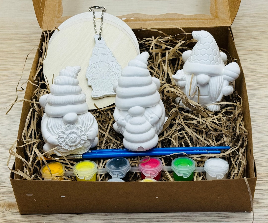 Paint Your Own Gonk, Gnome, Activity Kit Creative Fun Stocking Filler ...