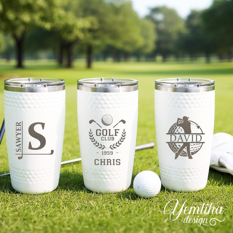 Custom Golf Ball Dimple Tumbler - Etsy