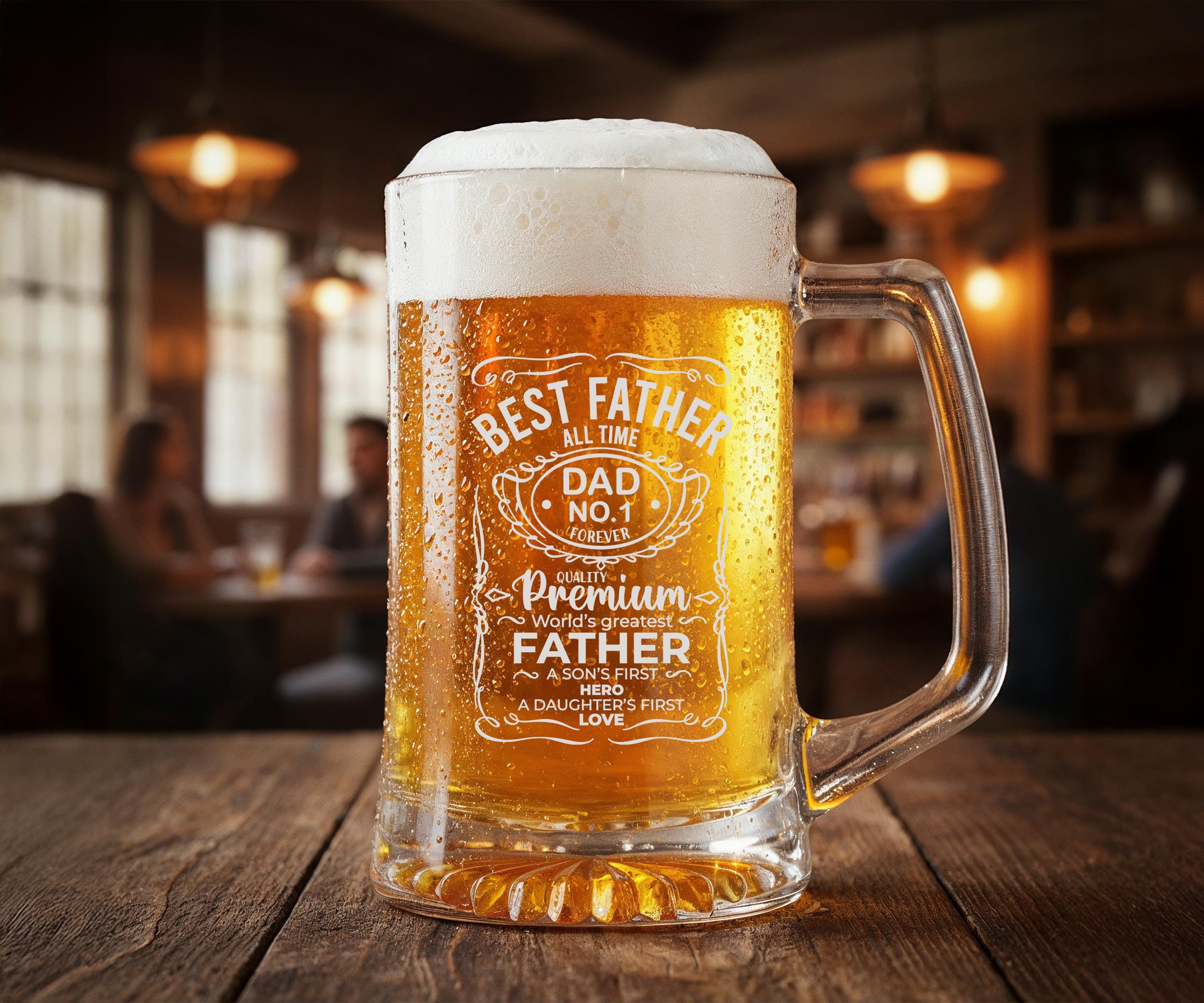 Personalized Beer Mug With Handle, Custom Engraved 14 & 25 Oz Beer ...