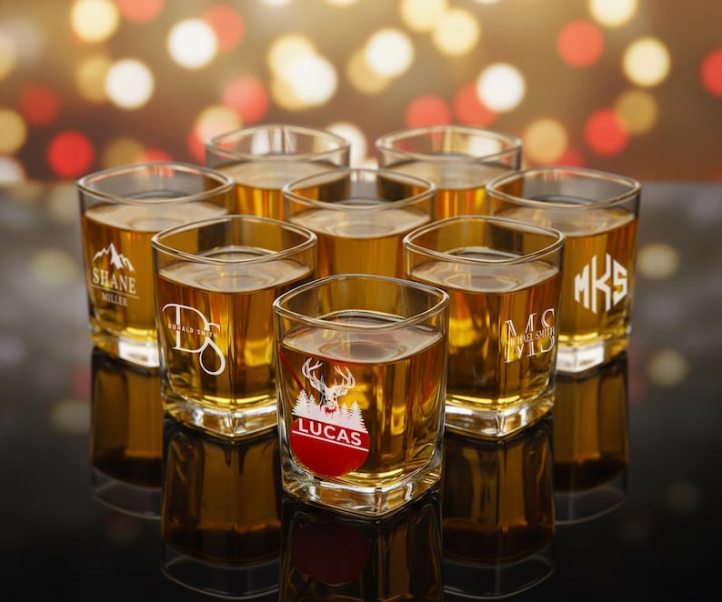 Custom Engraved Shot Glass, Personalized Shot Glass, Groomsmen Gift ...