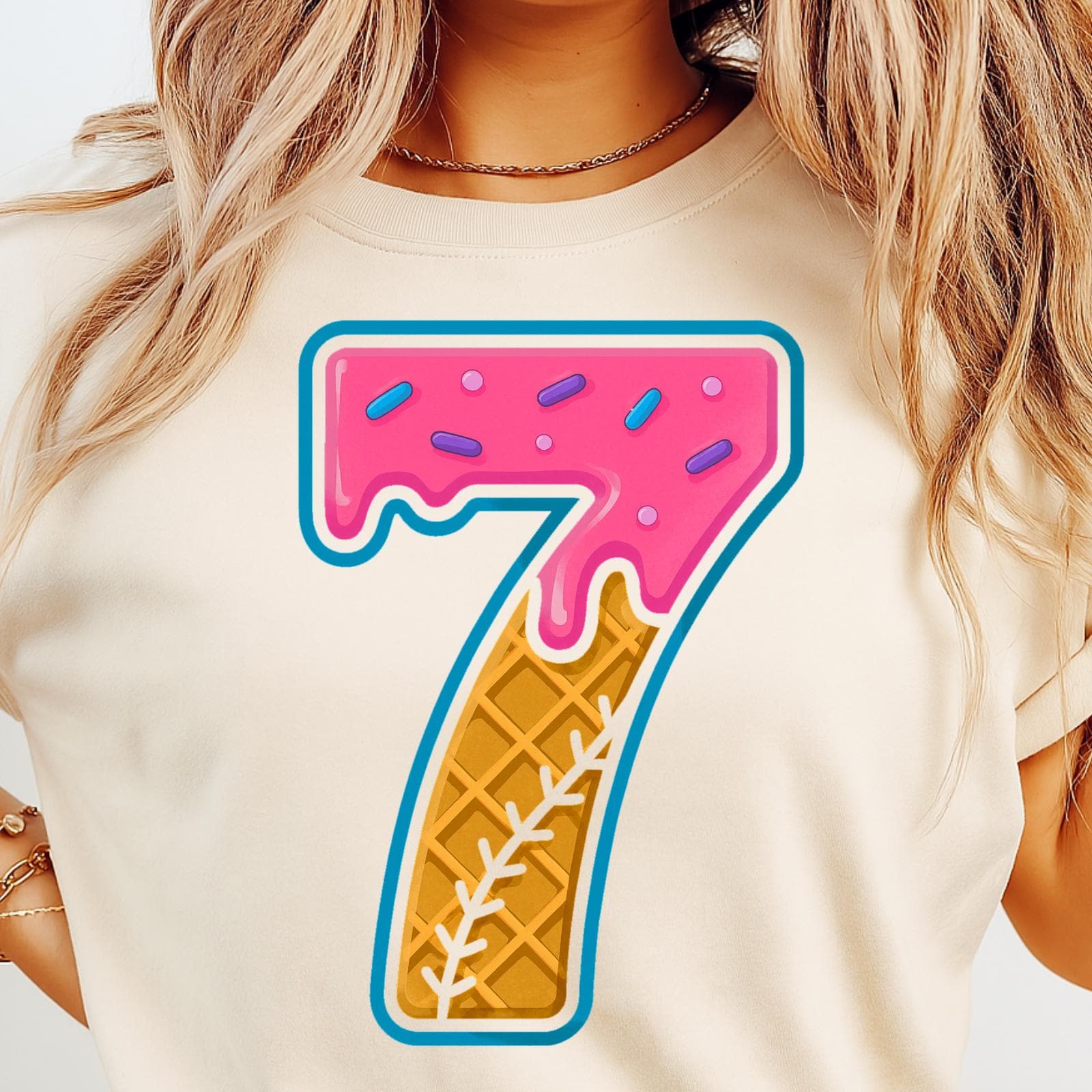 Baseball Ice Cream Drip Numbers 0-9 PNG | Waffle Cone Jersey Numbers ...