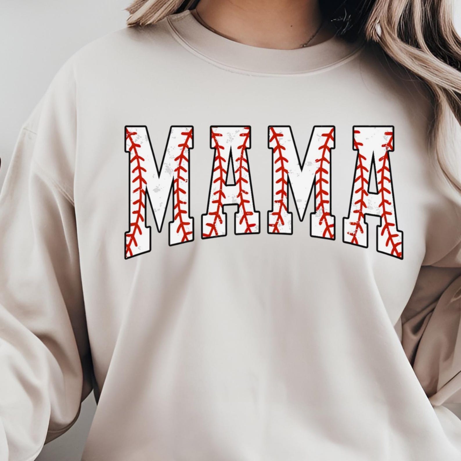 Baseball Mama PNG, Varsity Font Sublimation Design, Retro Baseball Mom ...