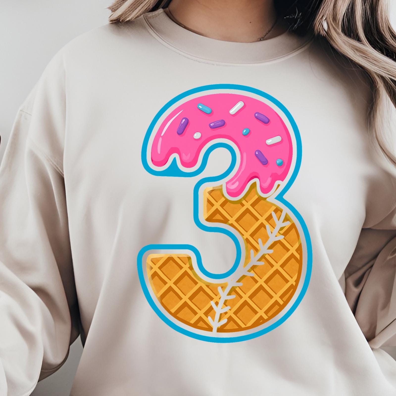 Baseball Ice Cream Drip Numbers 0-9 PNG | Waffle Cone Jersey Numbers ...