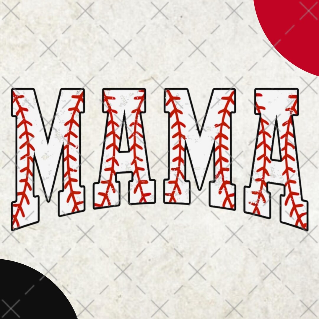 Baseball Mama PNG, Varsity Font Sublimation Design, Retro Baseball Mom ...