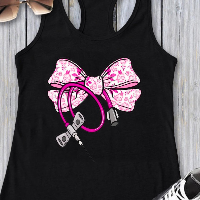Pink Nurse Coquette Bow Phlebotomist Nursing Doctor,nurse Coquette Png ...