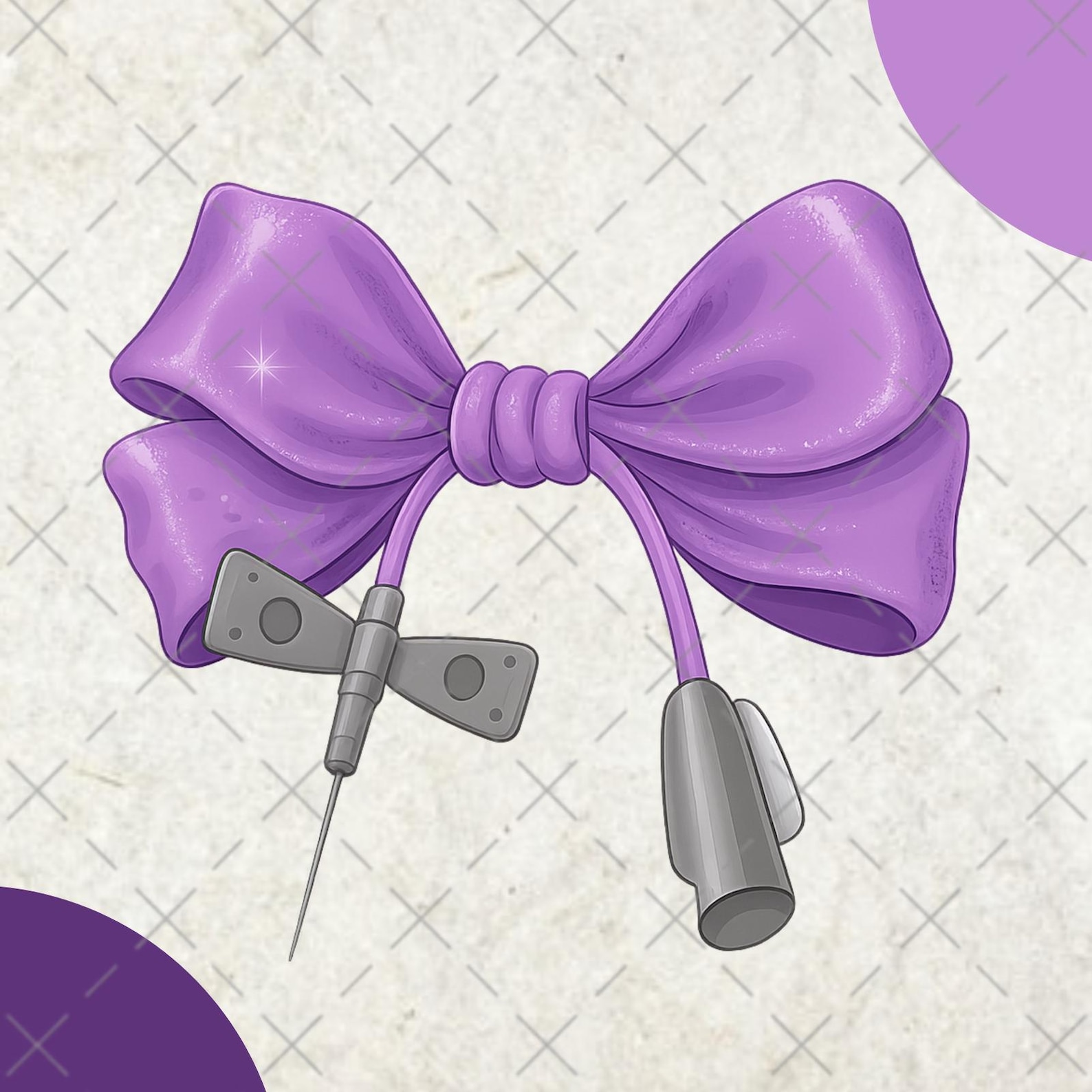 Phlebotomy Bow PNG, Coquette Butterfly Needle Clipart, Cute Nurse ...