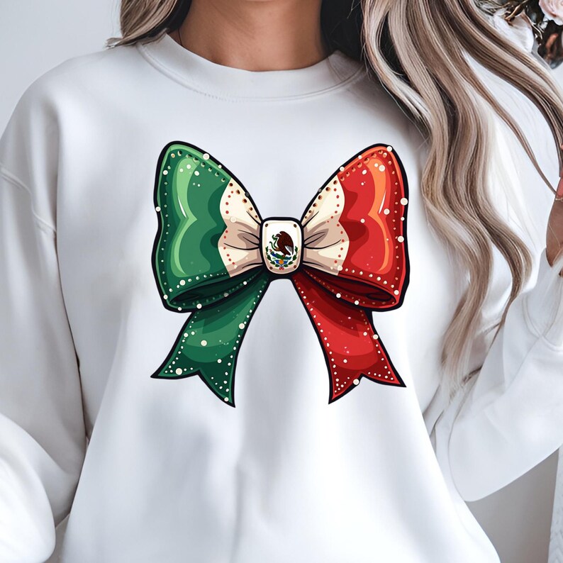 Coquette Bow Mexican Flag PNG, Mexican Png, Mexican Coquette Png ...