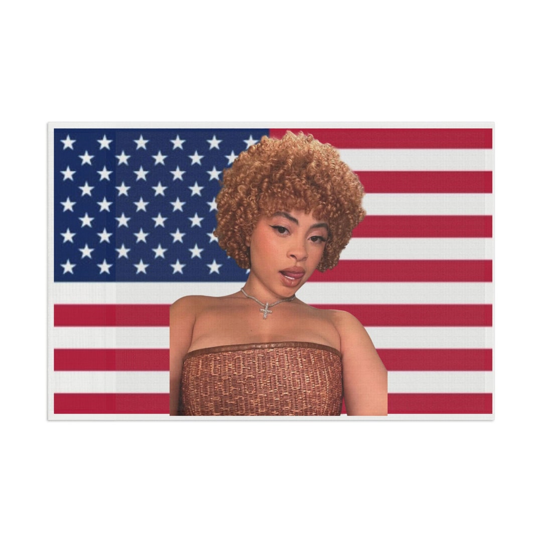 Ice Spice Flag,america Flag, Rapper, Vintage,birthday Gift - Etsy