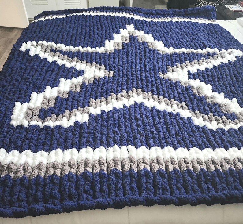 Star Chunky Blanket - Etsy