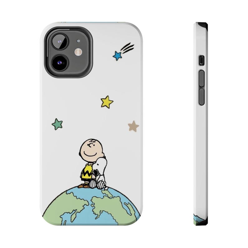 Snoopy and Charlie Brown Tough Phone Case, Peanuts Cartoon Character ...