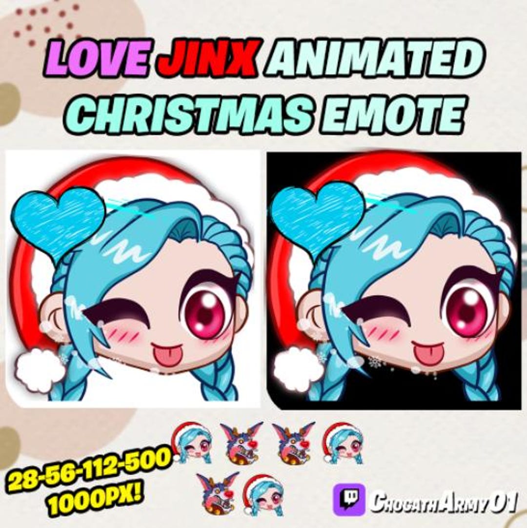 Jinx Love Twitch Emote League of Legends - Etsy