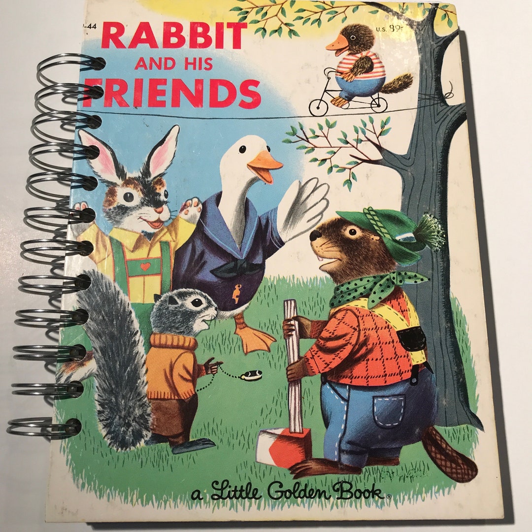 Rabbit and His Friends by Richard Scarry LGB Journal/ Glue Book ...