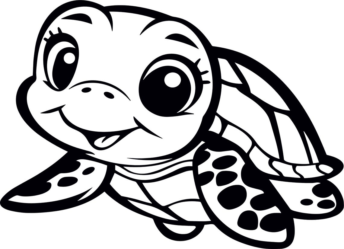 Turtle Svg Bundle, Sea Turtle Svg, Cute Sea Turtle Svg, Baby Turtle Svg ...