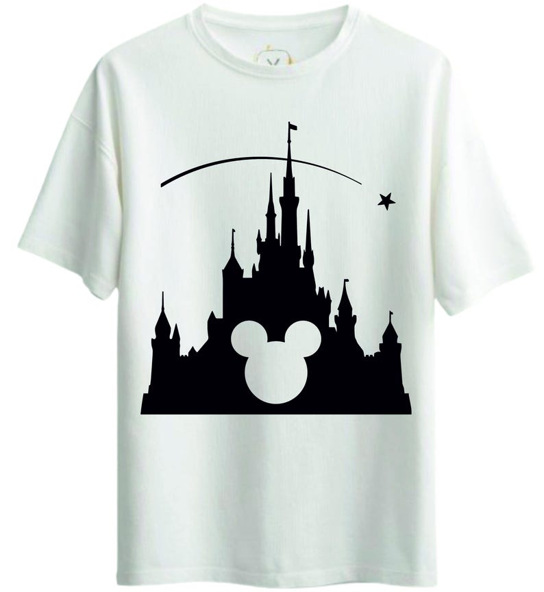 Paquete de svg de castillo, clipart de castillo, Mickey mouse con ...