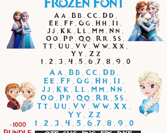 60+ Frozen Font Svg Layered Files, Frozen Alphabet Letters and Numbers ...