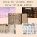 Back to School 2024 Desktop Wallpaper Computer Background Calendar - Etsy
