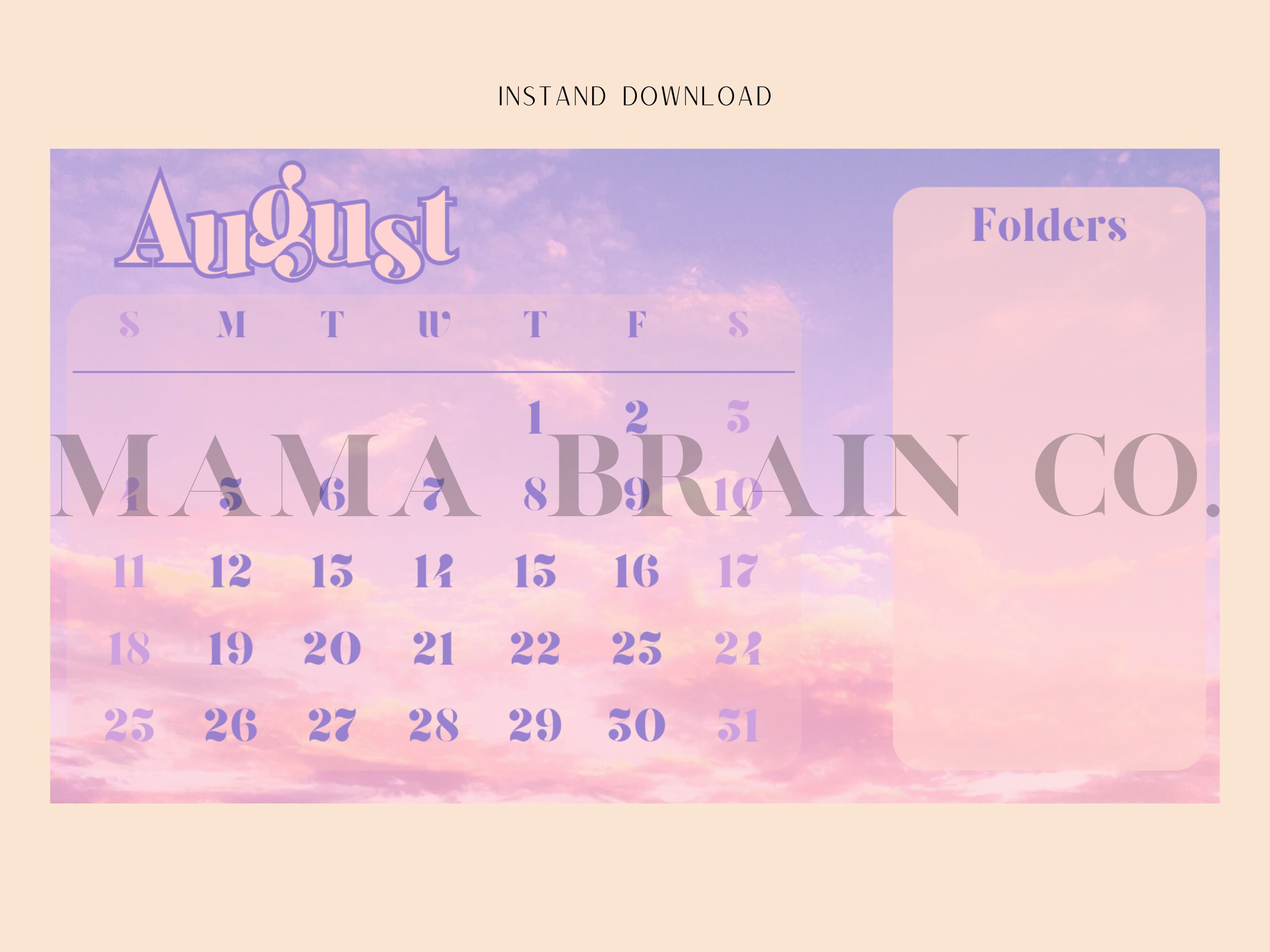 Back to School 2024 Desktop Wallpaper Computer Background Calendar - Etsy