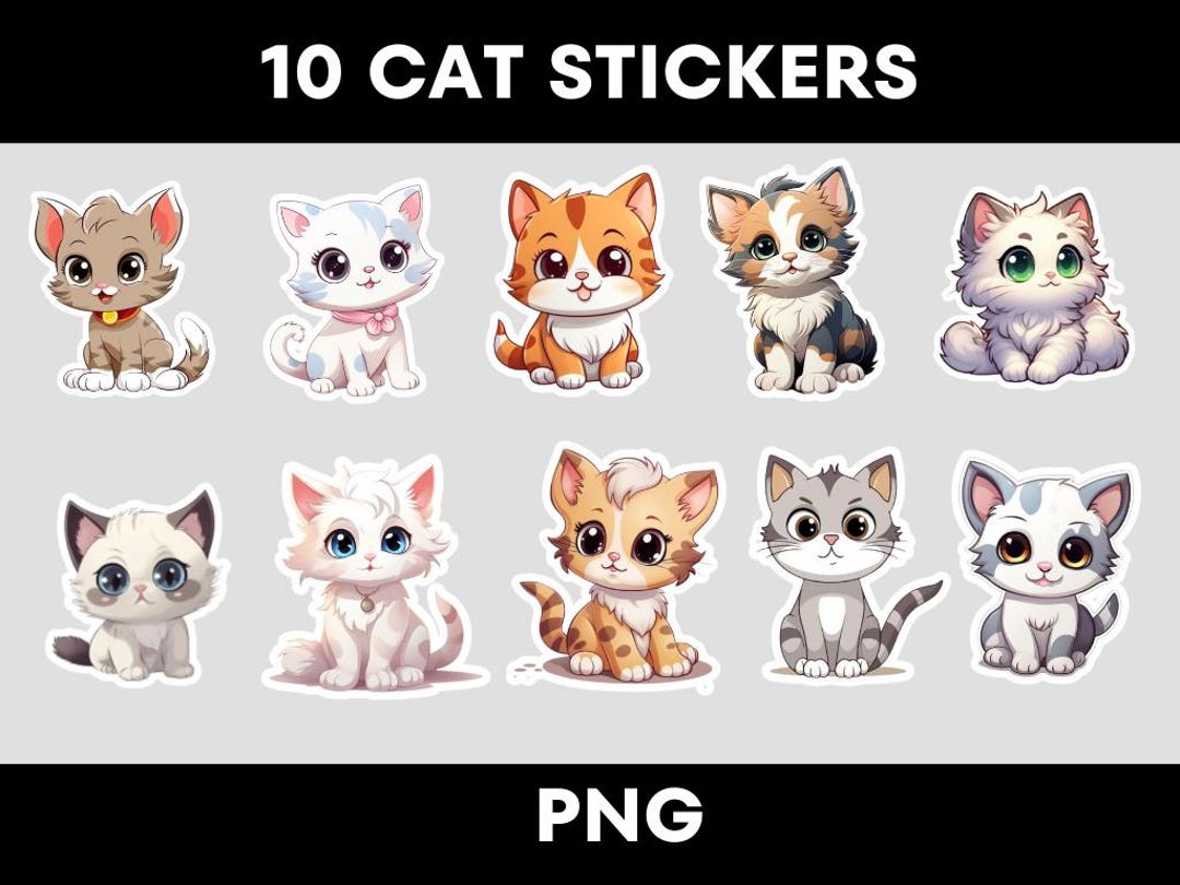 Sticker Png Bundle, Digital Sticker Pack, Stickers Bundle, Sticker Png ...