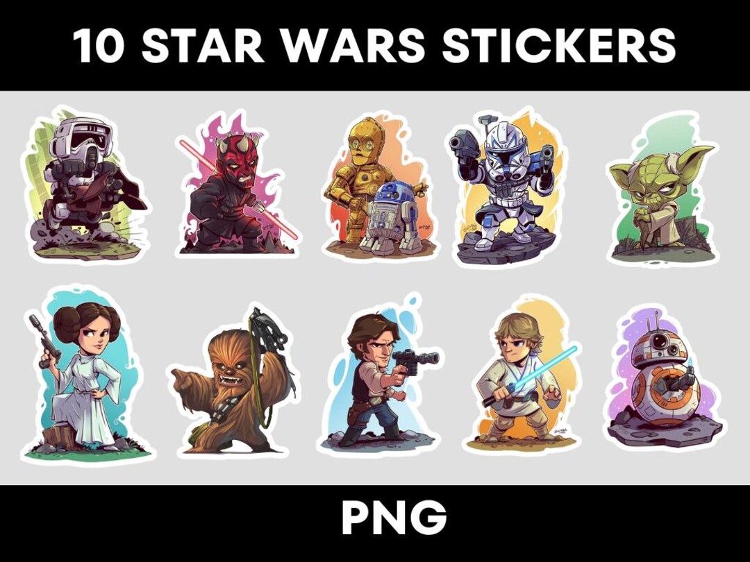 Sticker Png Bundle, Digital Sticker Pack, Stickers Bundle, Sticker Png ...