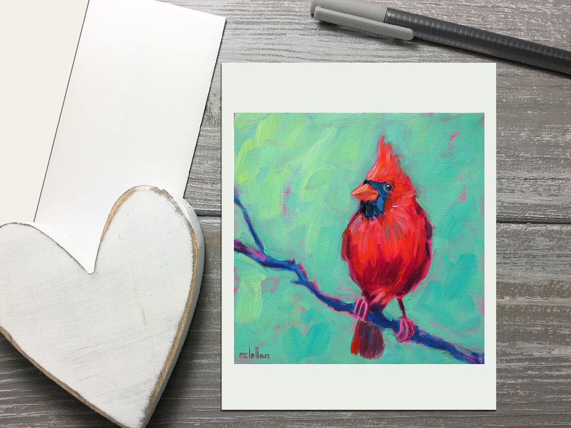 Red Cardinal Sympathy Cards Blank Inside Funeral Thank You - Etsy
