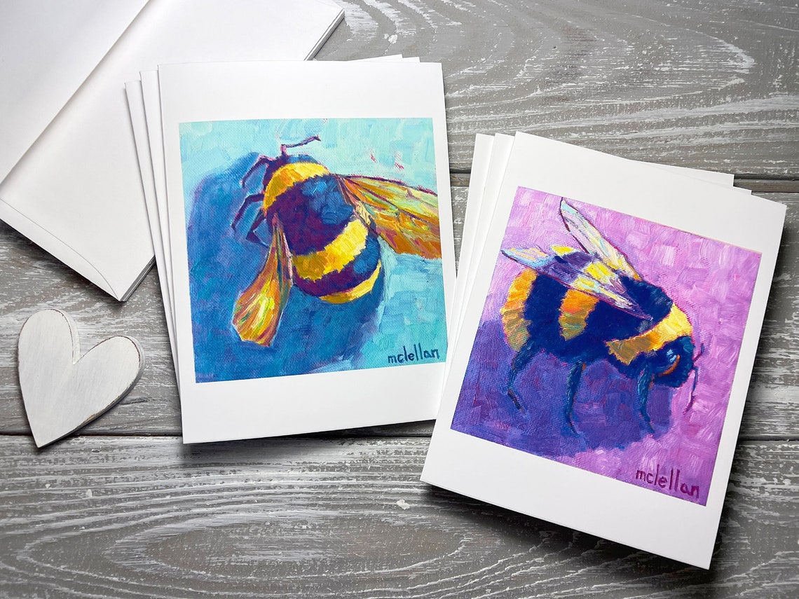 Insect Note Cards Bug Note Cards Set of 6 Insect Stationery | Etsy