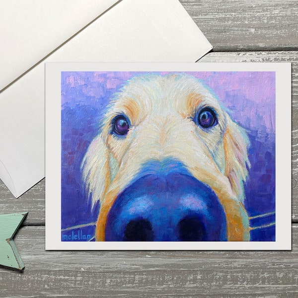 Note Cards With Golden Retriever - Etsy
