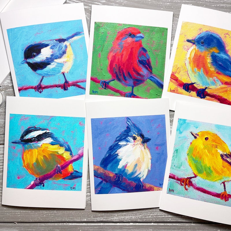 Bird Greeting Card - Etsy