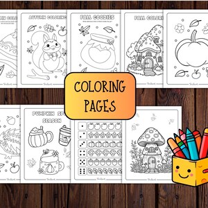 Printable Autumn Activities. Fall Activity Worksheets. Kids Activities ...
