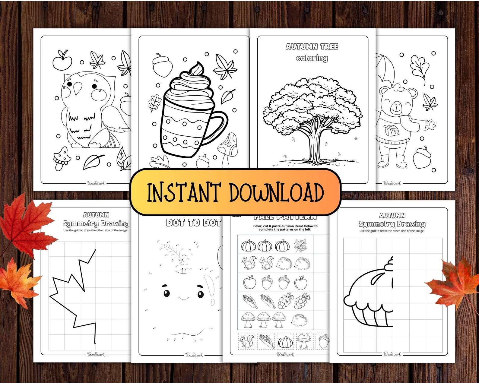 Printable Autumn Activities. Fall Activity Worksheets. Kids Activities ...
