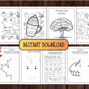 Printable Autumn Activities. Fall Activity Worksheets. Kids Activities ...