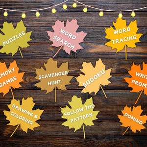 Printable Autumn Activities. Fall Activity Worksheets. Kids Activities ...