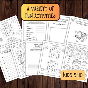 Printable Autumn Activities. Fall Activity Worksheets. Kids Activities ...