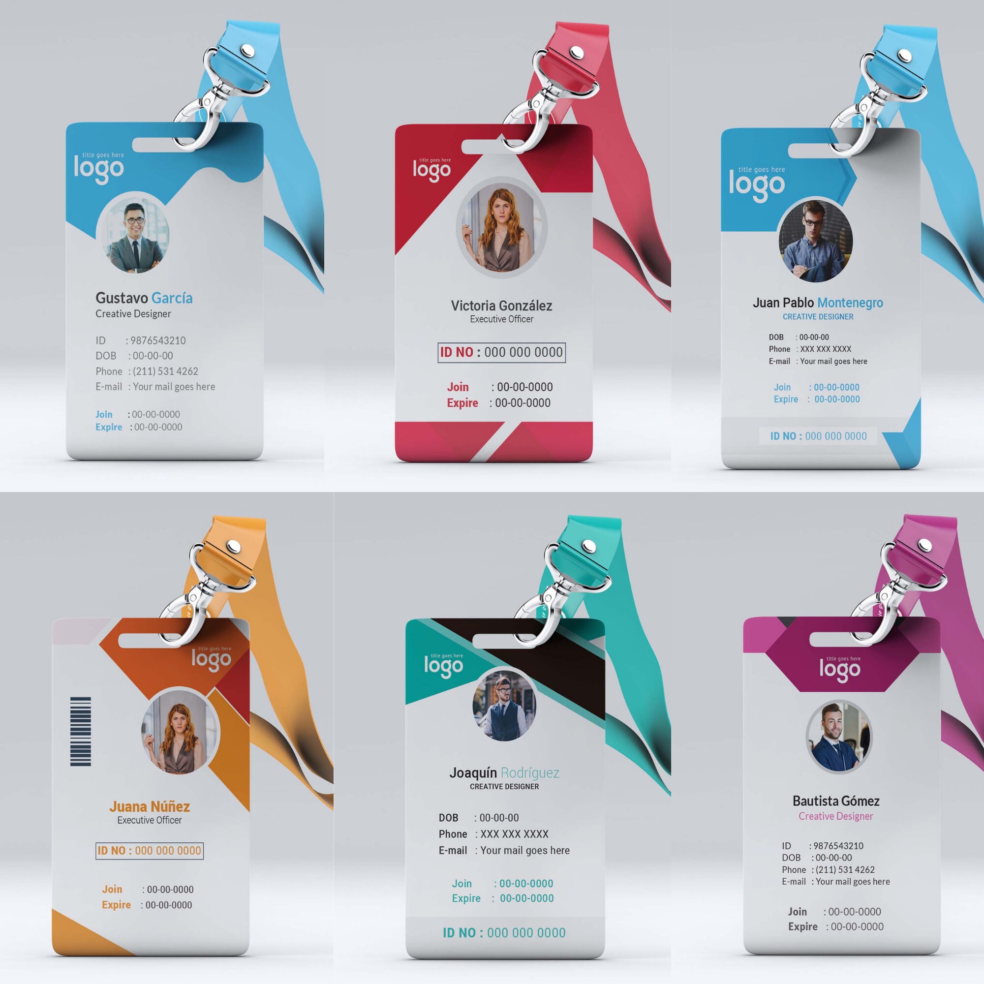 55 Moto ID Card Templates Bundle Editable AI, Psd & Cdr Files ...