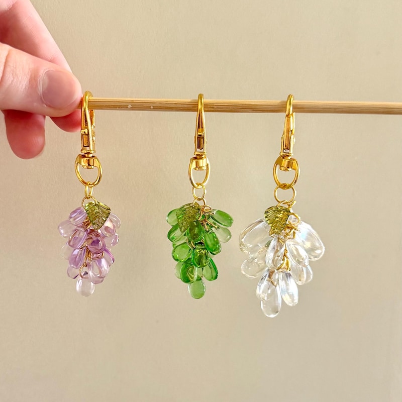 Whimsy Bead Keychain - Etsy