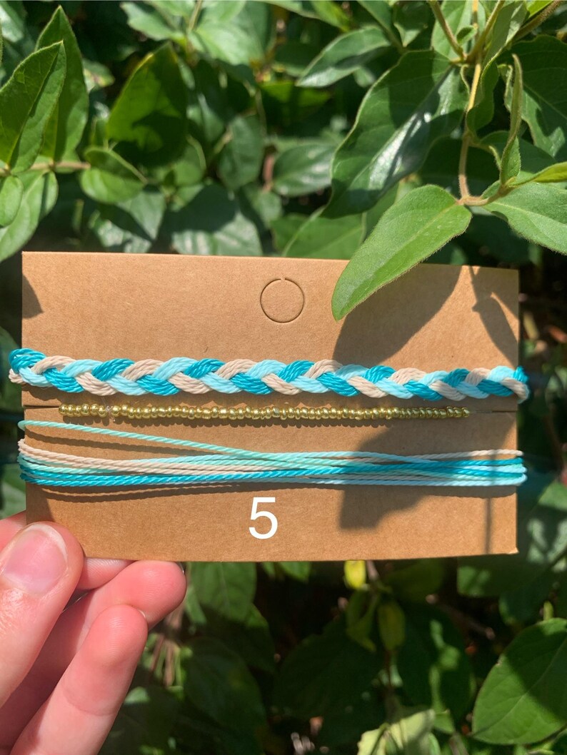 Pura Vida Inspired Bracelet, Waterproof Bracelet, Adjustable, Woven ...