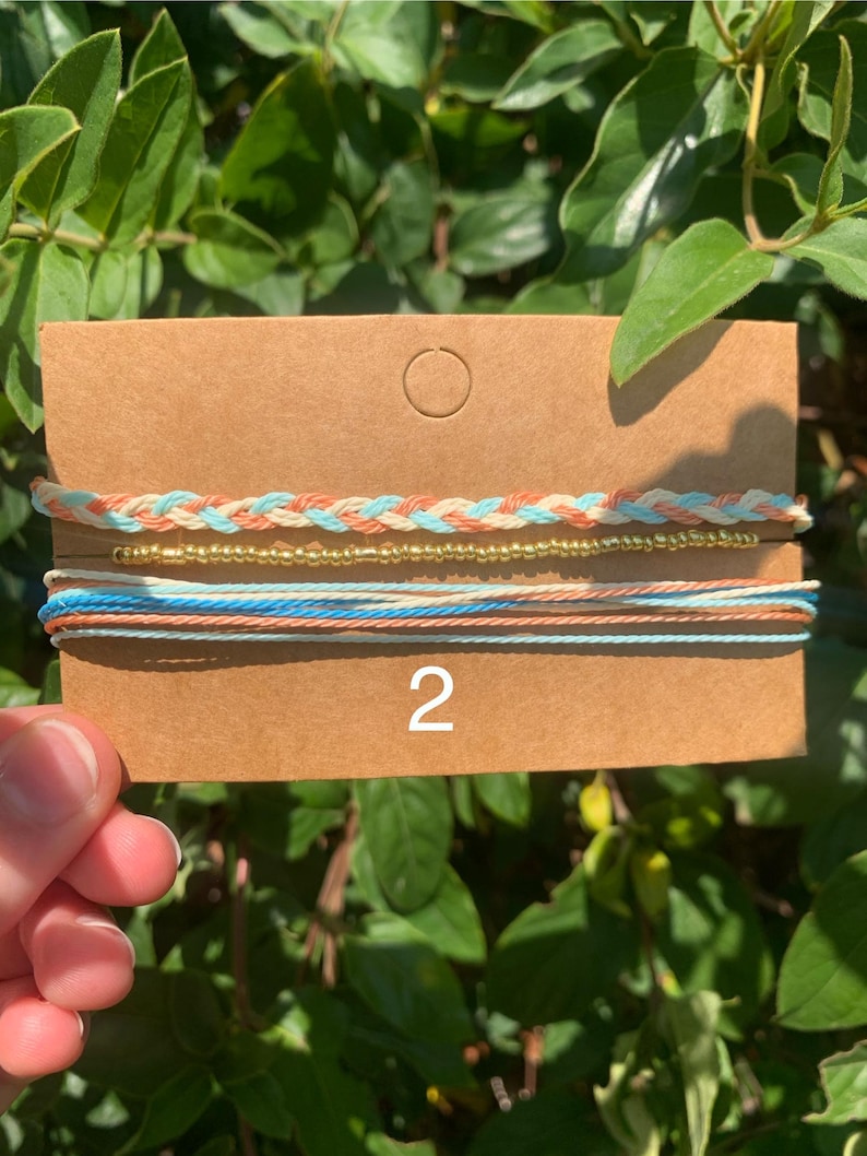 Pura Vida Inspired Bracelet, Waterproof Bracelet, Adjustable, Woven ...