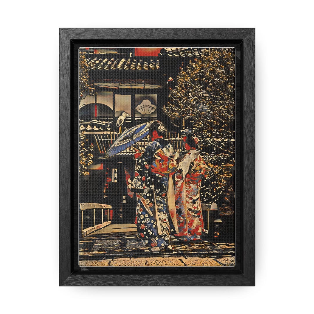 Japanese Photo Gallery Canvas Wraps, Vertical Frame - Japan Style ...