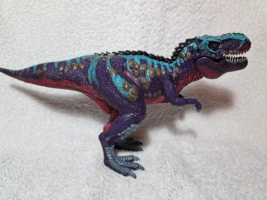 Galaxy Style Custom Painted Tyrannosaurus Rex Ark Inspired - Etsy