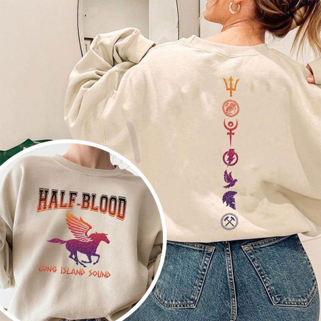 Camp Half Blood Sweatshirt, Percy Jackson Inspired Book Lover Gift - Etsy